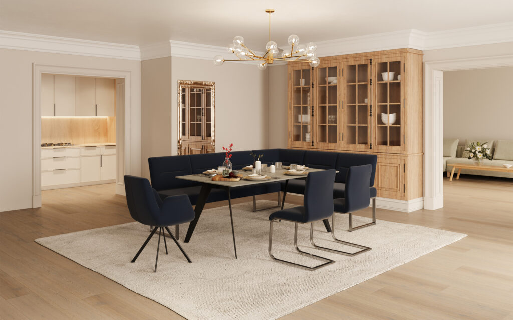 Configure dining groups and dining table with bench online