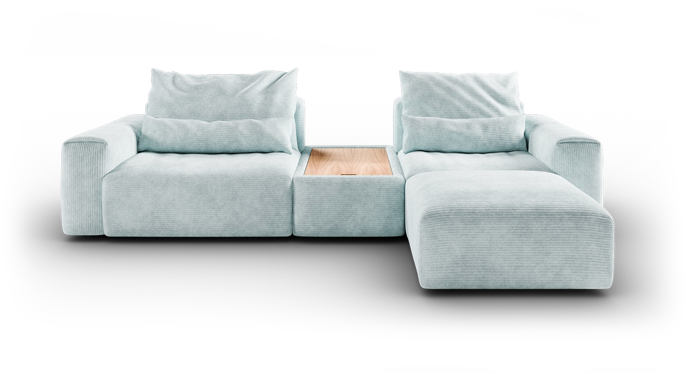 Modulare Big Sofas in Wunschfarbe konfigurieren | nach Maß