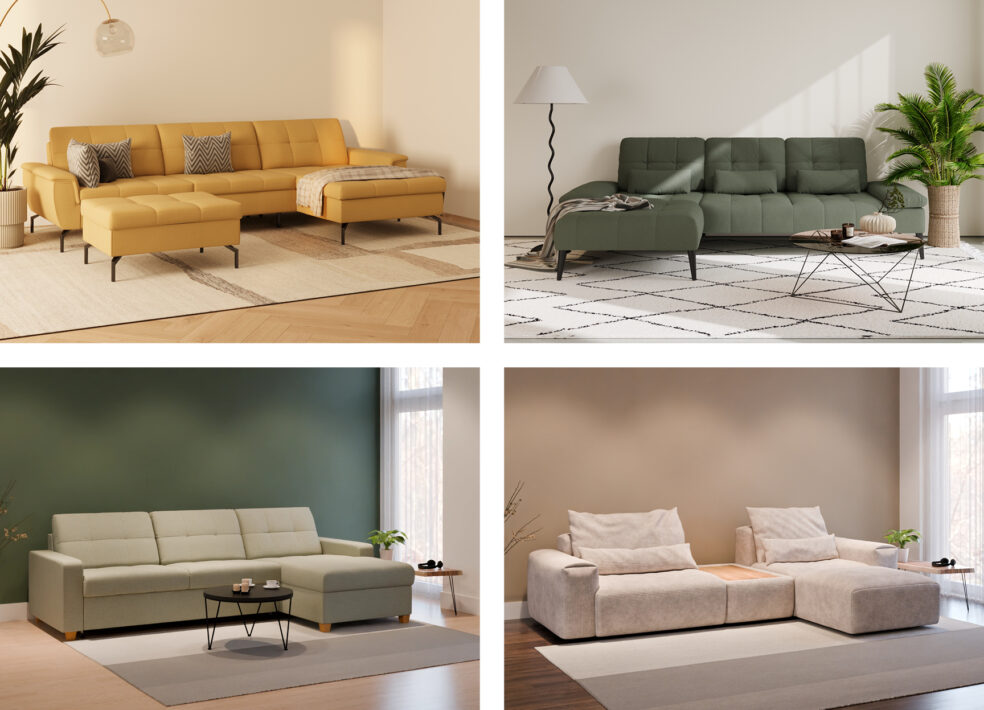 Lounge-Sofas | Mit viel Platz & Stil entspannen